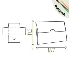 BUSTA CON CHIUSURA A INCASTRO - 11,2X16,7 CM